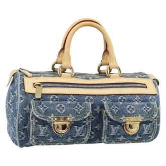 Louis Vuitton Pre-owned Vintage Monogram Denim Hand Bag - - Pre-owned - Damen - Blau - ONE SIZE