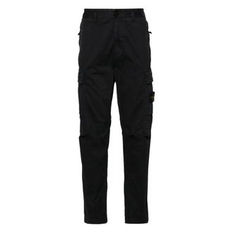 Stone Island Homme, Pantalons, Bleu, Taille: W32 Slim-fit Pantalons