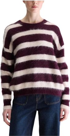 Bellerose Pull Datus en m&eacute;lange dangora - Femme - Pulls - Rouge - Taille: 34/36 FR