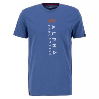 Alpha Industries R Print T T-Shirt für Herren Vintage Marine