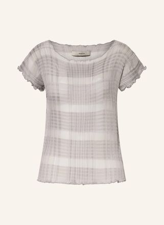 Remain Remain T-Shirt Mit Plissees Und R&uuml;schen grau