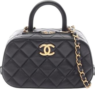 Chanel Sac bandouli&egrave;re vintage doccasion - Femme - Pre-owned - Noir - Taille: ONE Size