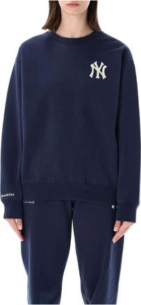 Sporty & Rich Femme, Sweatshirts et sweats &agrave; capuche, Bleu, Taille: 42 FR Heritage Yankees Crewneck
