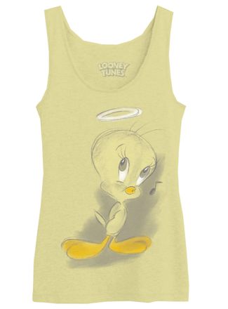 Cotton Division Tanktop f&uuml;r Damen, gelb, XS