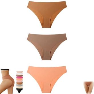 Generic Sous-v&ecirc;tements sans bout de chameau pour femme, r&eacute;sistant &agrave; la transpiration, respirant, confortable, sans couture, sous-v&ecirc;tements invisibles en soie 