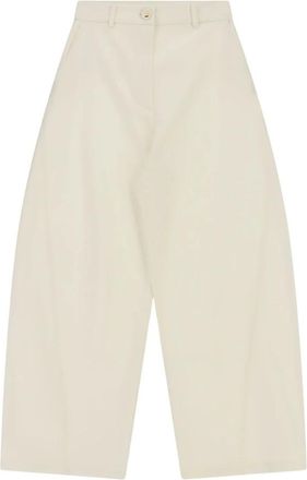 Imperial Femme, Pantalons, Blanc, Taille: 36 FR Pantalone Barrel