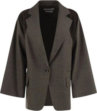 Max Mara Blazer Mxsfenice - Femme - Vestes - Brun - Taille: 38 FR