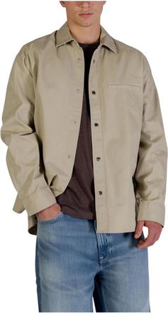 Calvin Klein Jeans Homme, Vestes, Beige, Taille: 2XL Light Jacket