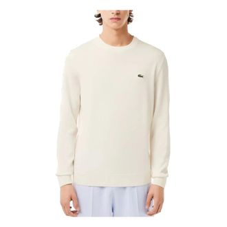 Lacoste Homme, Pulls, Beige, Taille: M Pull col rond avec petit logo