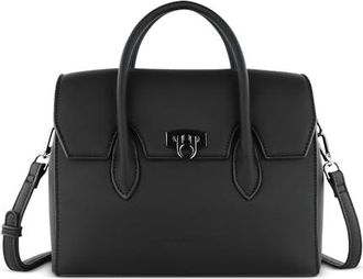 Bugatti Iria sac &agrave; bandouli&egrave;re pour femme M en similicuir, sac &agrave; main tendance en noir