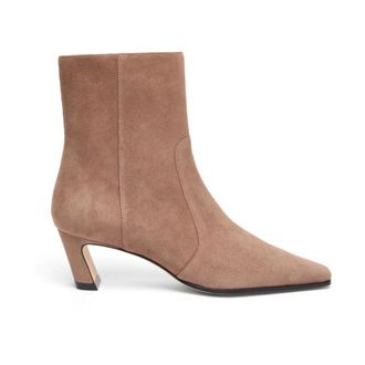 Stuart Weitzman Femme, Chaussures, Beige, Taille: 36 1/2 EU Stassi ZIP Bootie 50