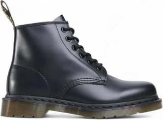 Dr. Martens Homme, Chaussures, Noir, Taille: 40 EU Bottines Classiques en Cuir Lac&eacute;es