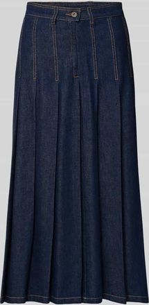 Max Mara Ausgestellter Jeansrock aus reiner Baumwolle Modell OVALE