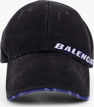 Balenciaga Cotton baseball hat with distressed effect - BALENCIAGA - gender_Man