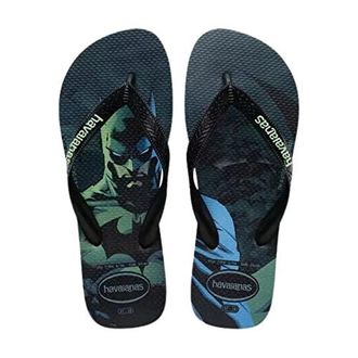 Havaianas Top Herois DC Unisex Tongs, Noir/Noir/Argile, 33/34 EU