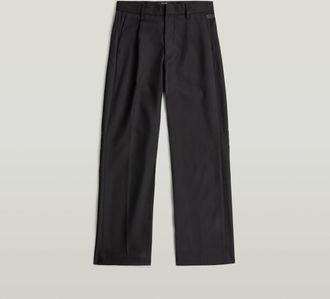 G-Star Bowey Pleated Chino - Schwarz - Damen