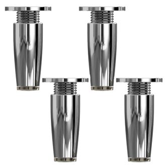 Generic M&ouml;belbeine 4er-Set, Metall Mit Schrauben Und Rutschfester Unterseite, Tischbeine, Konische Schrankf&uuml;&szlig;e Badezimmer, F&uuml;r Sofas, Couchtische, Kommodenf&uuml;&szlig;