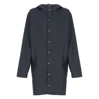 Rains Veste Longue - Homme - Vestes - Bleu - Taille: XL