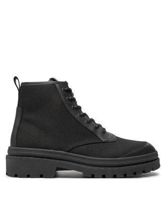 HUGO BOSS Schn&uuml;rstiefeletten Nebular Halb Tecvlt 50523466 Schwarz