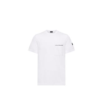 Moncler Moncler Logo Cotton Jersey T-shirt, Men, White, Size: Xxl
