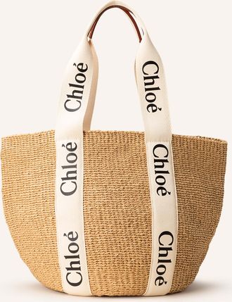 Chlo&eacute; Shopper Woody Large beige