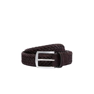 Scarosso Handgefertigter gewebter G&uuml;rtel aus Wildleder - - Accessories - Herren - Braun - 90 CM
