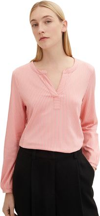 Tom Tailor Damen Longsleeve im Blusen-Style