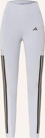 adidas Tights Optime 3-Stripes Full Length grau