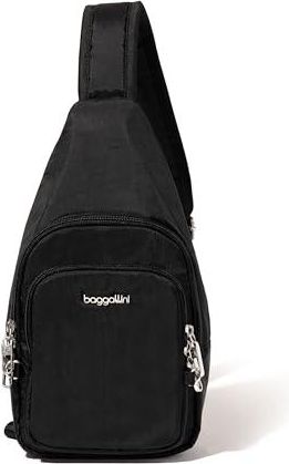 Baggallini Securtex Sangle antivol Daytripper, noir, Taille unique