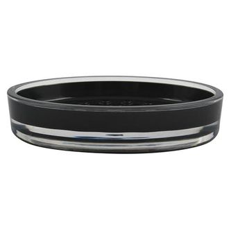 MSV Porte Savon Acrylique Tahiti Noir