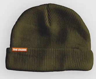 THE DUDES Logo Vermillon Sailor Beanie mura khaki
