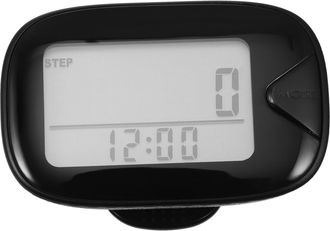Aboofan Digital Pedometer Multifunktion Schrittzähler mit Kalorienzähler und Distanzmessung Einfach zu Bedienen ohne App Tragbar mit Clip Genau für Fitness Sp