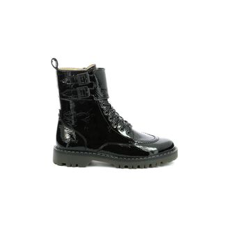 Kickers Damen Deckranger Schuhe mit Rollen, Schwarz Lack, 36 EU