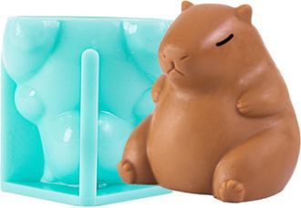 Generic Capybara-Silikonform - Capybara-Schokoladenform, Capybara-Mousse-Kuchenform | -Capybara-Mousse-Kuchen-Silikonform, Capybara-Form, Tierform, Kerzenform