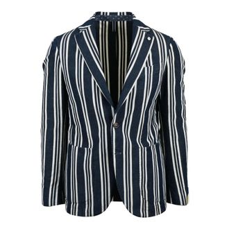 L.B.M. 1911 Blazer Stondato - - Jackets - Herren - Blau - XL