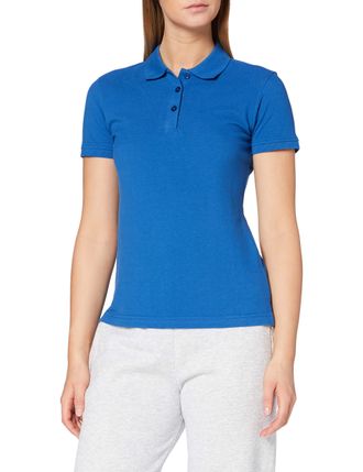 Clique CliQue Damen Regular Fit Poloshirt,Blue (Royalblue), 44 EU (Herstellergröße:XX-Large)