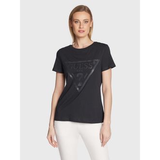 Guess T-Shirt Adele V2YI07 K8HM0 Schwarz Regular Fit