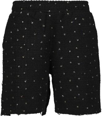 Honor The Gift short en tweed à ornements - Noir