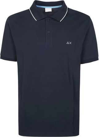 Sun 68 Homme, Tops, Bleu, Taille: 2XL Polo Chemises