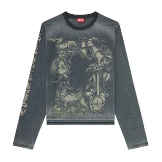 Diesel Herren, Sweatshirts & Hoodies, Grau, SGr&ouml;&szlig;e