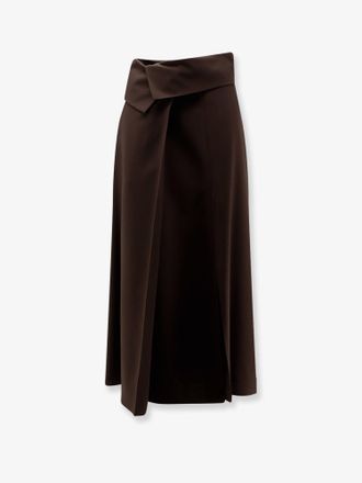Alysi Stretch virgin wool long skirt - ALYSI - gender_Woman