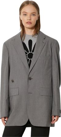 Kenzo Femme, Vestes, Gris, Taille: 36 FR Blazer oversize