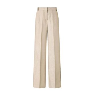 Pinko Citroen Weit geschnittene Anzughose - - Trousers - Damen - Beige - XS