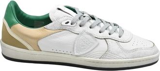 Philippe Model Low-Top Sneaker - Low Top Sneakers With Perforated Leather - Gr. 42 (EU) - in Wei&szlig; - f&uuml;r Damen