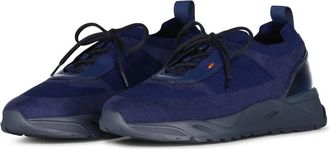 Santoni Low-Top Sneaker - Sneaker mit elastischem Einstieg - Gr. 42 (EU) - in Blau - f&uuml;r Damen