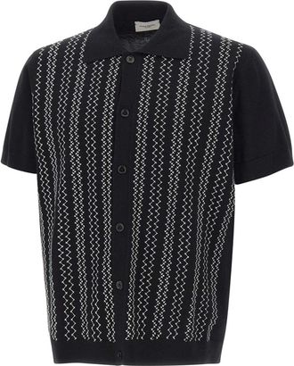 Paolo Pecora Homme, Tops, Noir, Taille: M Polo