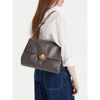 Furla Handtasche Furla Domus S WB01862 BX4185 IT 4283S 1002 Grau