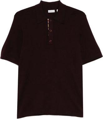 Burberry Klassisches Poloshirt - Rot