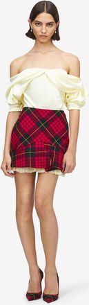 Alexander McQueen MacQueen Tartan Kickback Mini-Rock - Item 857552QJAF26120
