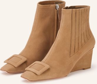 Roger Vivier Stiefeletten Belle Vivier braun